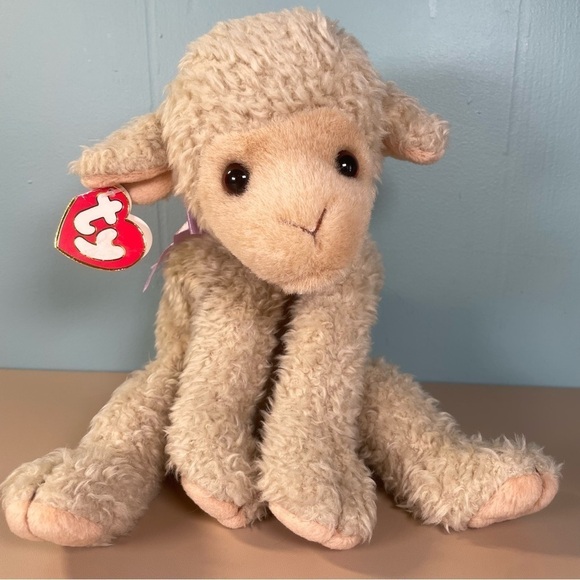 Ty | Toys | Vintage 997 Ty Beanie Buddy Lovie The Lamb Sheep 9 Plush ...